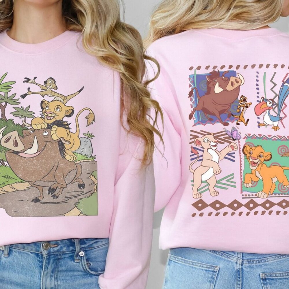 The Lion King Simba Timon Pumbaa Hakuna Matata Retro … - Gem